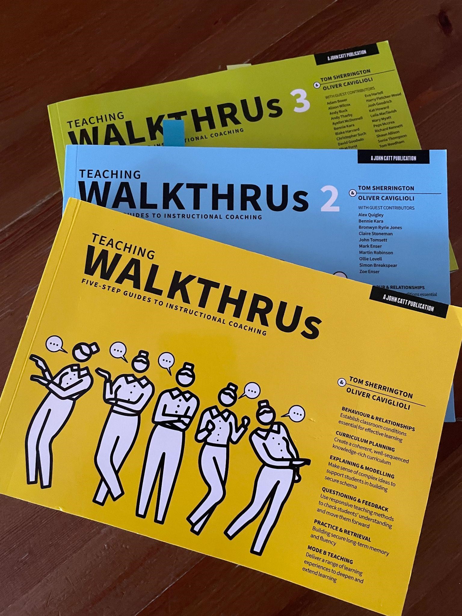 Walking the Walk with OTT - Teaching Walkthrus - OTT SCITT